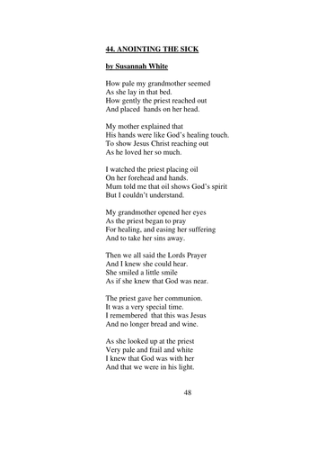 Sacraments of Healing Lesson (Anointing of the Sick and Penance) by ...