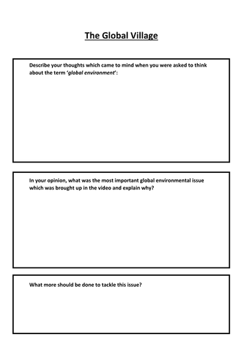 The Environment | Teaching Resources