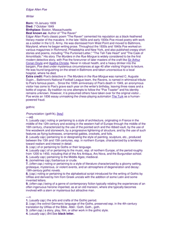 The Tell Tale Heart by Edgar Allen Poe | Teaching Resources