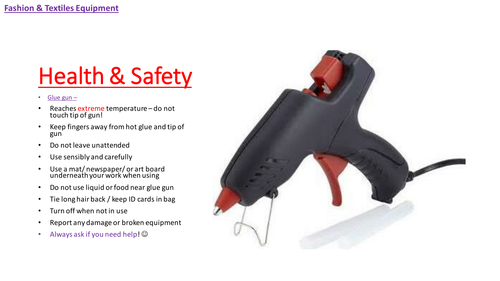 Health and Safety Memory Mats - Fashion and Textiles | Teaching Resources