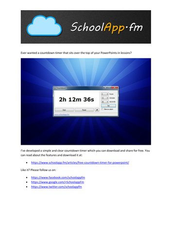 Countdown Timer Teaching Resources