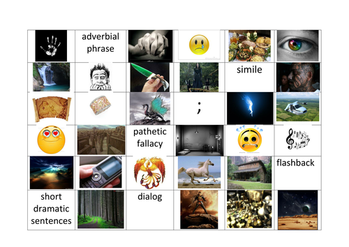 Modern Myth writing grid | Teaching Resources