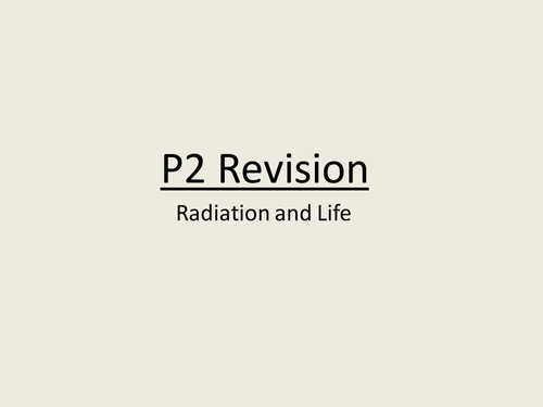 P2 Revision Powerpoint (OCR 21st C 2011) | Teaching Resources
