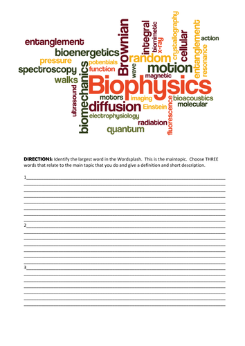 An Introduction to Biophysics | Teaching Resources