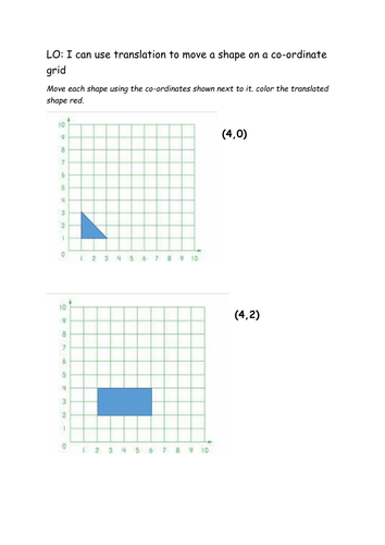 Translate a shape (7) by SQUIDLEY - UK Teaching Resources - TES