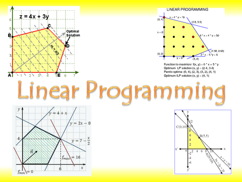 Linear Programming | Teaching Resources Linear Programming | Teaching Resources
