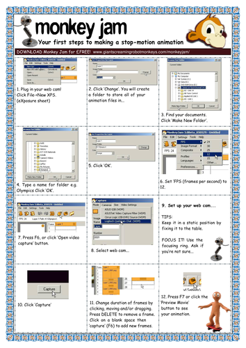 Stop Motion Animation: Lesson PowerPoint, Plan and Basic Guide to ...