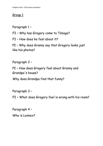 Literacy Lessons - Ruth Miskin Comprehension - Gregory Cool | Teaching ...