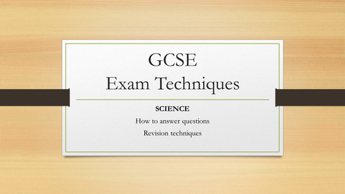 Science GCSE Exam & Revision Tips | Teaching Resources