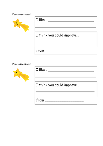 Peer-assessment | Teaching Resources Peer-assessment | Teaching Resources