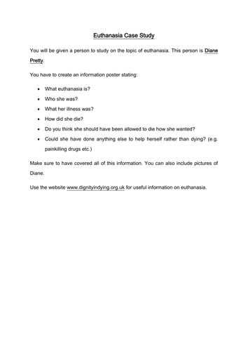 Euthanasia Case Studies | Teaching Resources