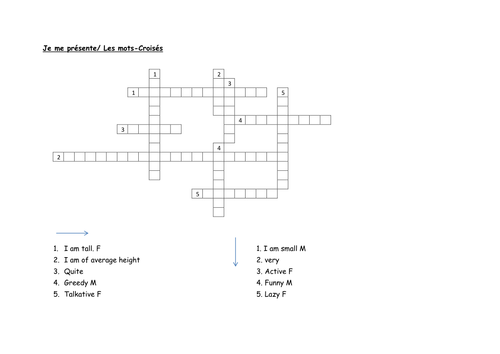Je Me Présente by sazarpey - Teaching Resources - TES
