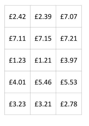Rounding decimals KS2: money card game | Teaching Resources