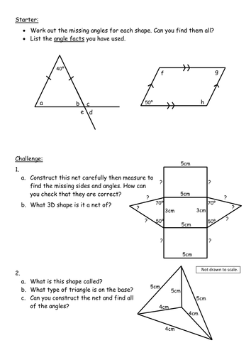 Angles and Constructions | Teaching Resources