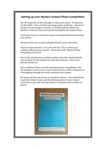 Mystery Science Photo Competition | Teaching Resources