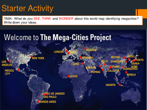 Megacities | Teaching Resources