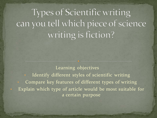 Science Literacy Lesson | Teaching Resources