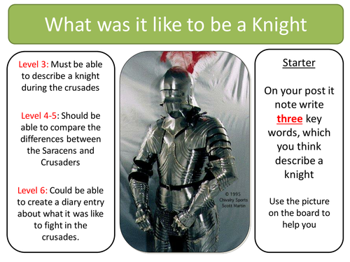 What was it like to be a knight | Teaching Resources