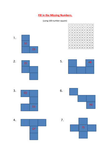 Fill in missing numbers on number lines by PandaPop25 - Teaching ...