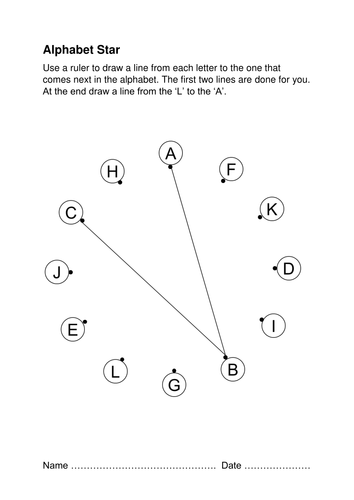Alphabet Stars | Teaching Resources