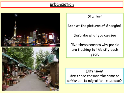 Urbanization | Teaching Resources