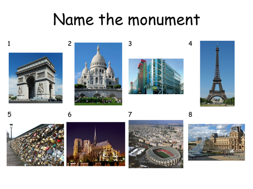 France Quiz | Teaching Resources