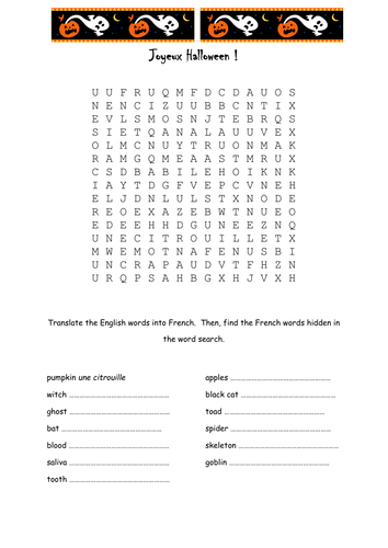 Halloween Wordsearch | Teaching Resources
