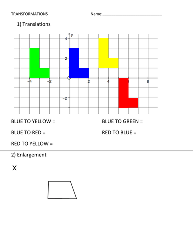 Transformations | Teaching Resources
