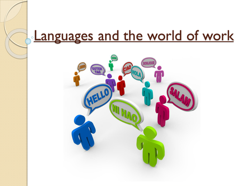 Languages and the world of work | Teaching Resources