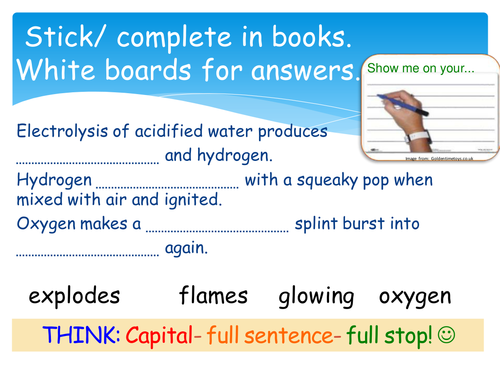 C1.15 Electrolysis of water | Teaching Resources