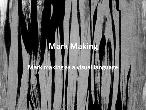 Introduction to Mark Making | Teaching Resources
