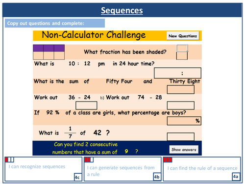 Generating sequences and finding rules | Teaching Resources Generating sequences and finding rules | Teaching Resources
