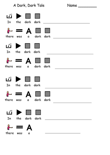 A Dark Dark Tale sensory story and activities | Teaching Resources