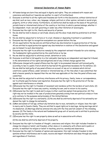 Human Rights Worksheet to go with Human Rights Pt2 | Teaching Resources