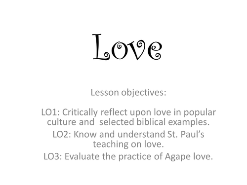 The Christian Concept of Love (Agape) Word Search by sfy773 - Teaching ...