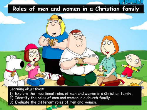 Roles of men and women in Christian family. KS4 20 | Teaching Resources