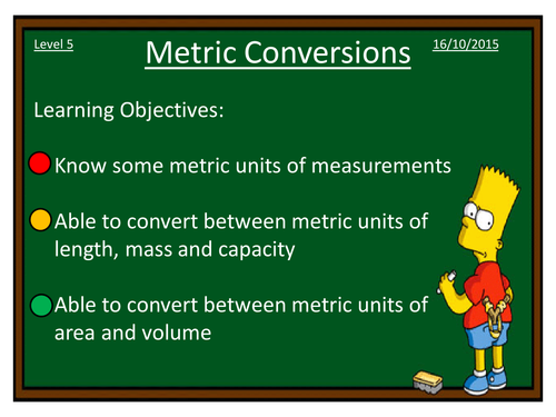 Converting between units | Teaching Resources