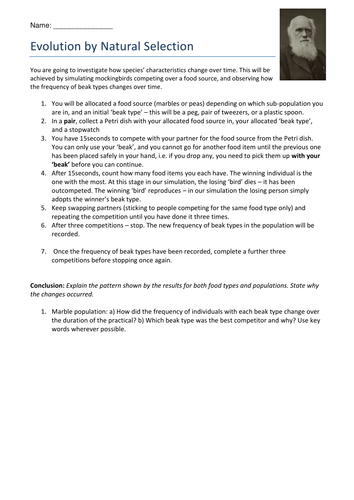 Evolution & Natural Selection | Teaching Resources