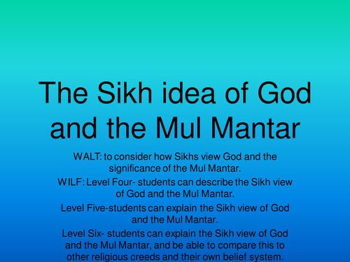 Mool Mantra task by jerseyperson - Teaching Resources - TES