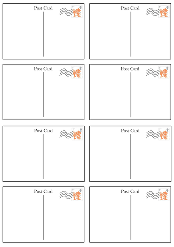 Answers on a postcard - plenary template | Teaching Resources