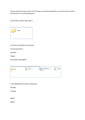 B.O.O.K WORD PROCESSING & FILE MANAGEMENT activity | Teaching Resources