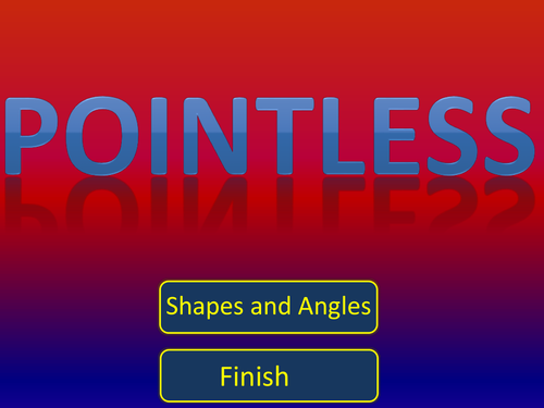 Pointless Math - Shapes and Angles | Teaching Resources