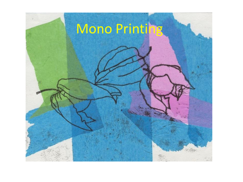 Mono-Printing PPT | Teaching Resources