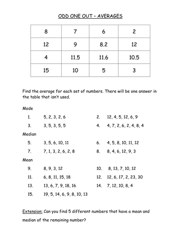 Starters Odd One Out (Set D) | Teaching Resources