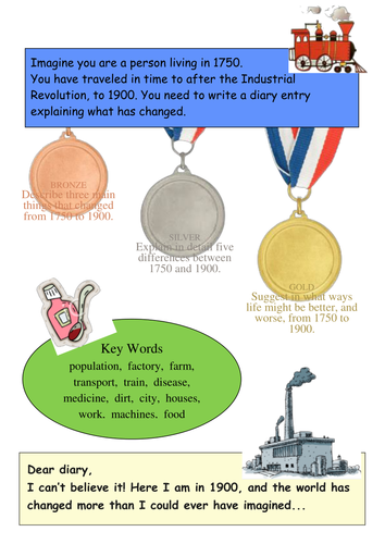 Industrial Revolution 1 - Changes 1750/1900 by - UK Teaching Resources ...