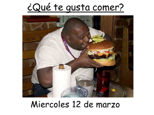 ¿Qué te gusta comer y beber? by mmullen - Teaching Resources - TES