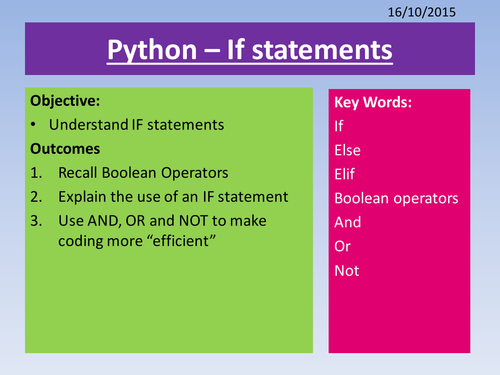 Python Lessons/Tutorials | Teaching Resources Python Lessons/Tutorials | Teaching Resources