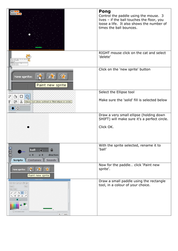 Intermediate Scratch Tutorials/Worksheets for KS3 by PaulRedDwarf ...