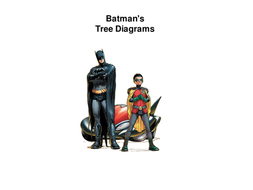 Batman and Ironman Tree Diagrams | Teaching Resources