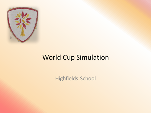 FIFA World Cup 2014 Simulation Activity by dannytheref - Teaching ...